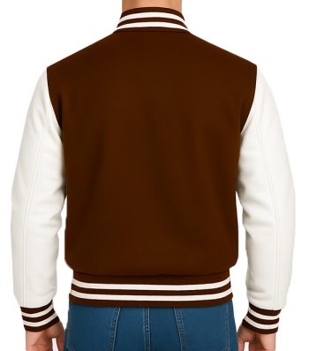 Brown Letterman Jacket - Available In All Sizes