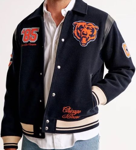 Chicago Bears Bomber Varsity Jacket